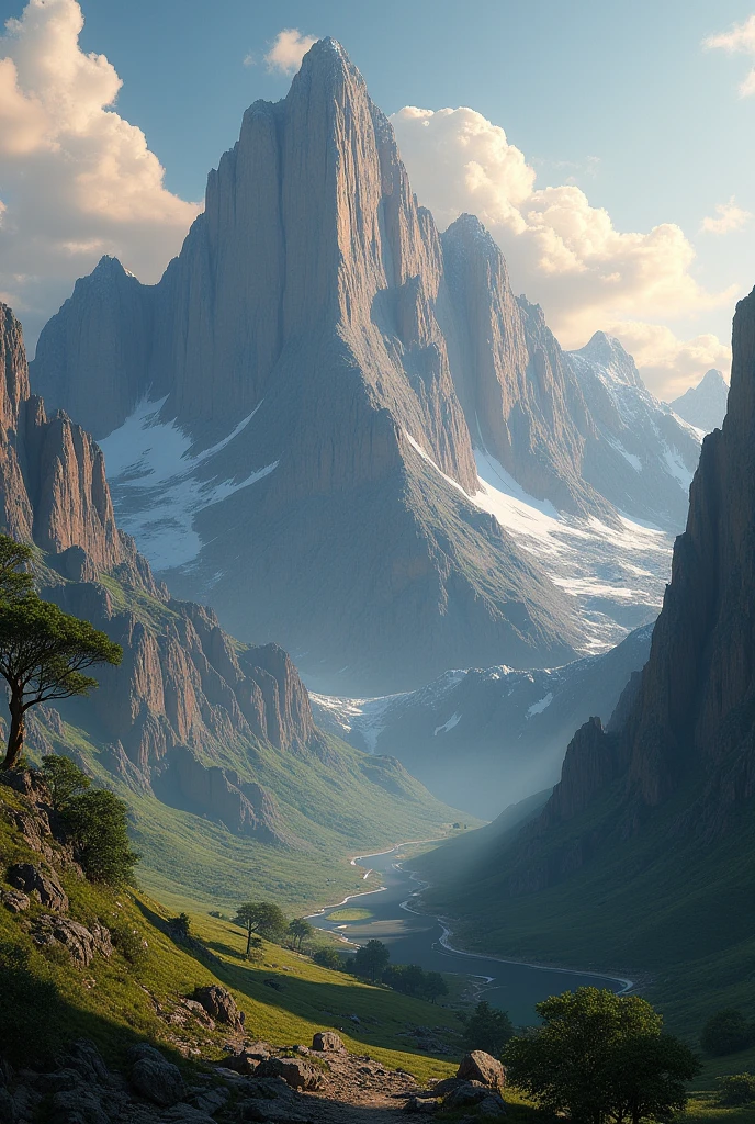 Brown mountains - SeaArt AI