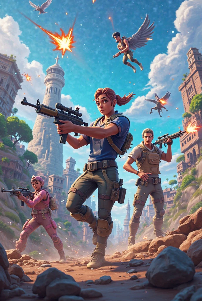 Fortnite montage - SeaArt AI