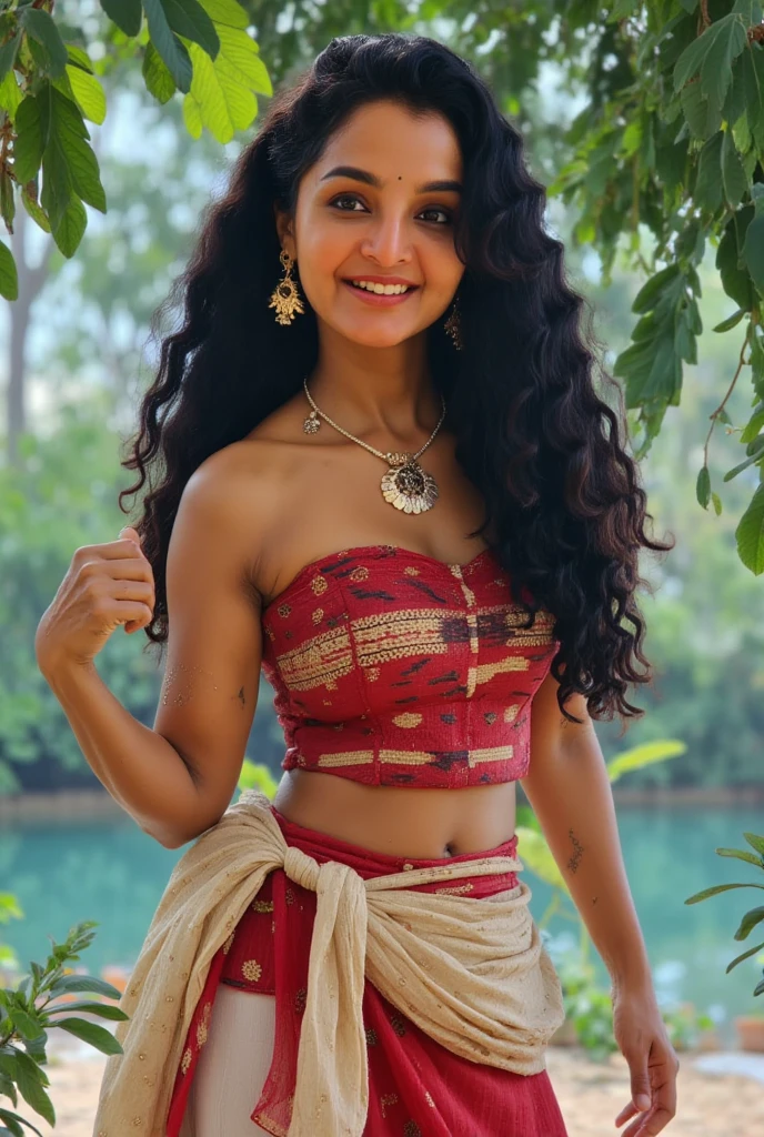 Princess Moana With a white skin tone - SeaArt AI