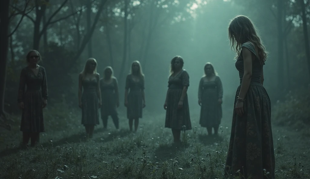 A dead woman sees her loved ones crying, but her attempts to speak are ...