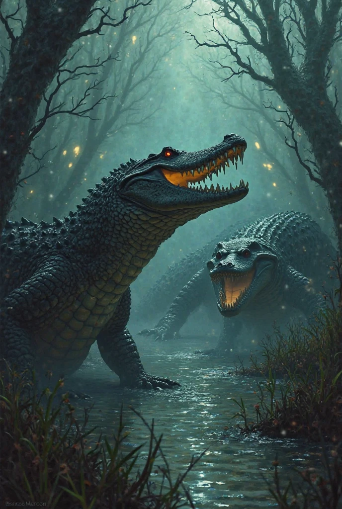 Evil as the Crocodile Zone - SeaArt AI