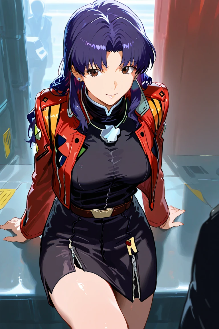 Katsuragi Misato，uniform， - SeaArt AI