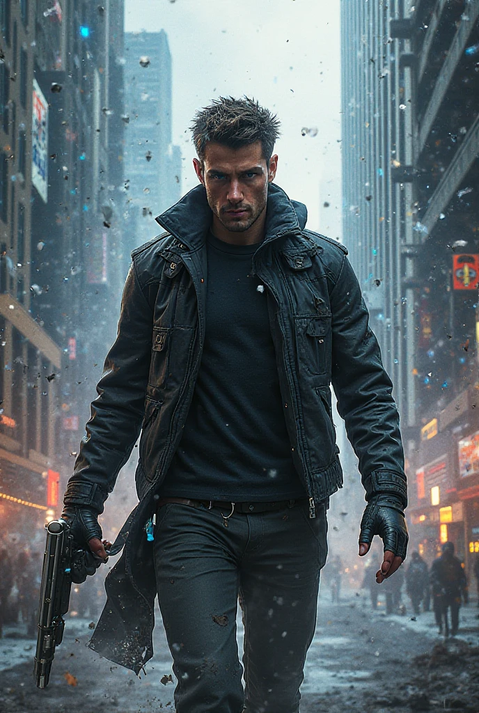 THE GAME QUANTUM BREAK PS4 COVER - SeaArt AI