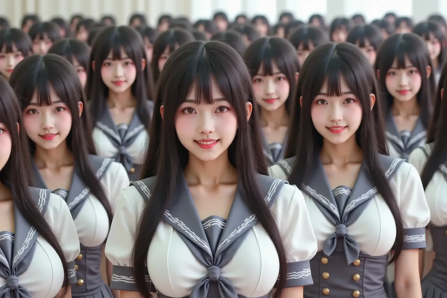 (((Myself = Japanese Beautiful Super Clone multiply girls, Super Real ...