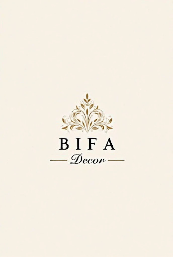 Make a logo Design for "Bifa Decor" which purpose for ocation such like ...