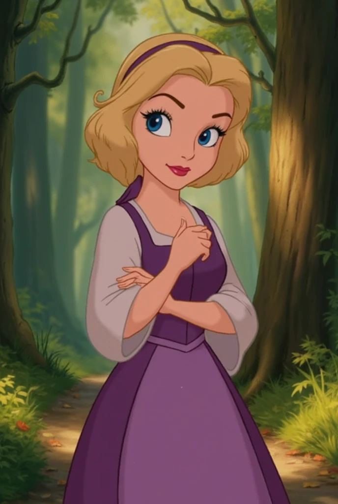 Woman, Disney animated style blonde, Fairy tales, expressive characters ...