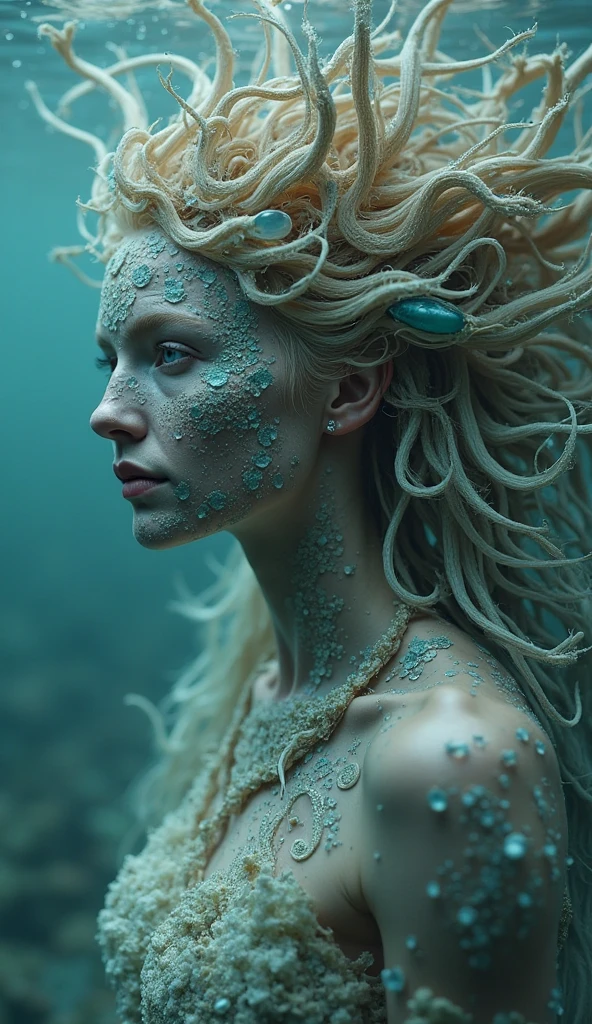 La Sirène aux Mille Visages 📷 Hyperréaliste, 4K, ambiance psychédélique ...