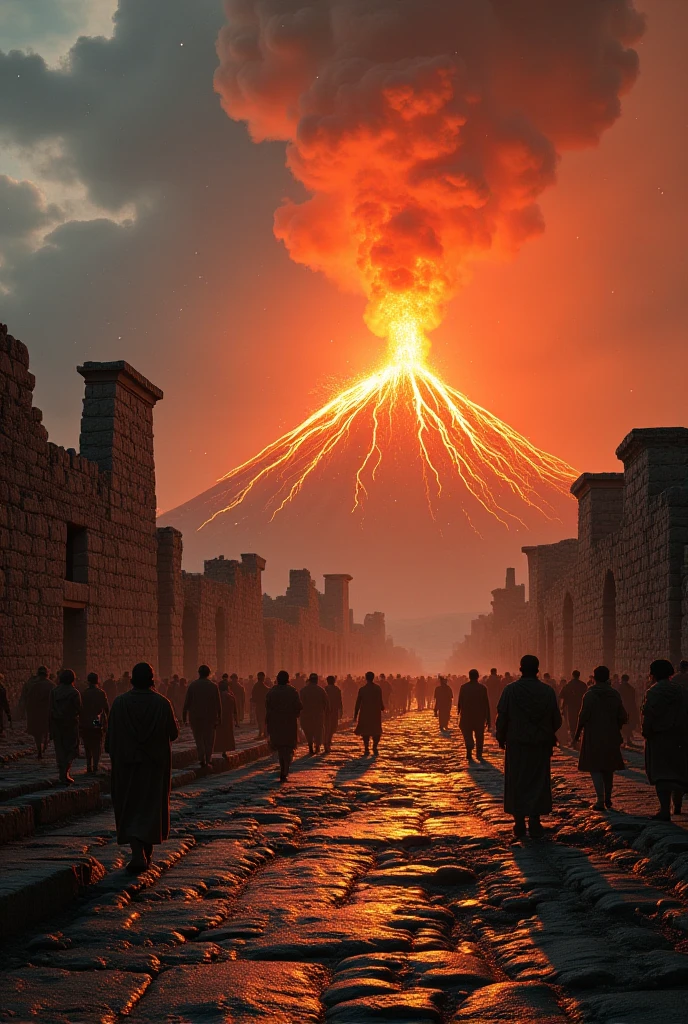 As the eruption begins, the once vibrant city of Pompeii is plunged ...