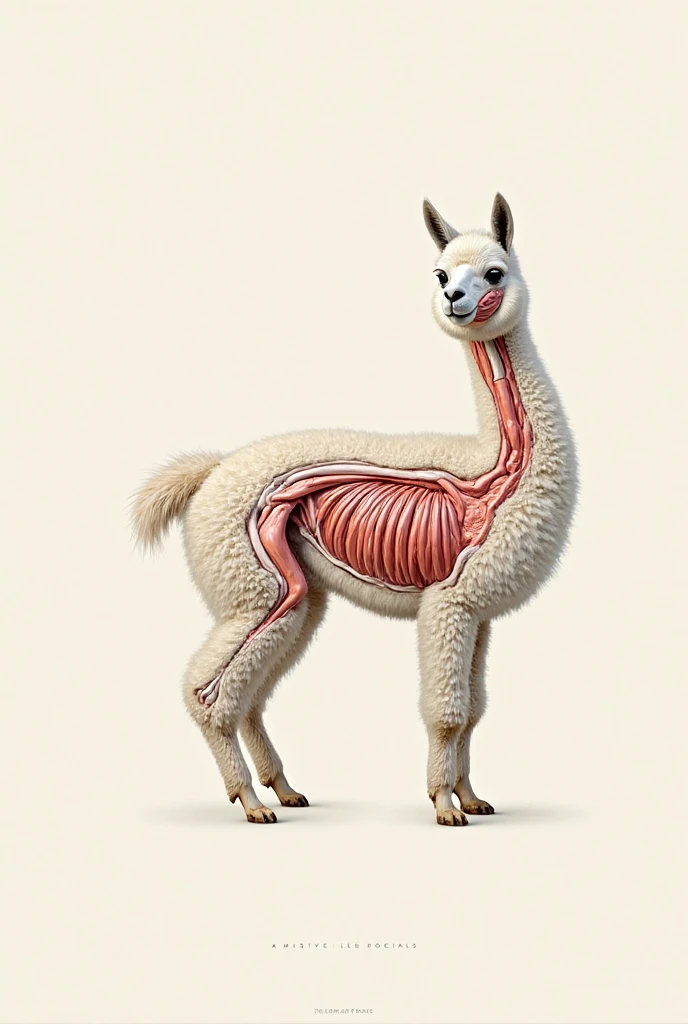 Anatomy of the alpaca with all its parts - SeaArt AI