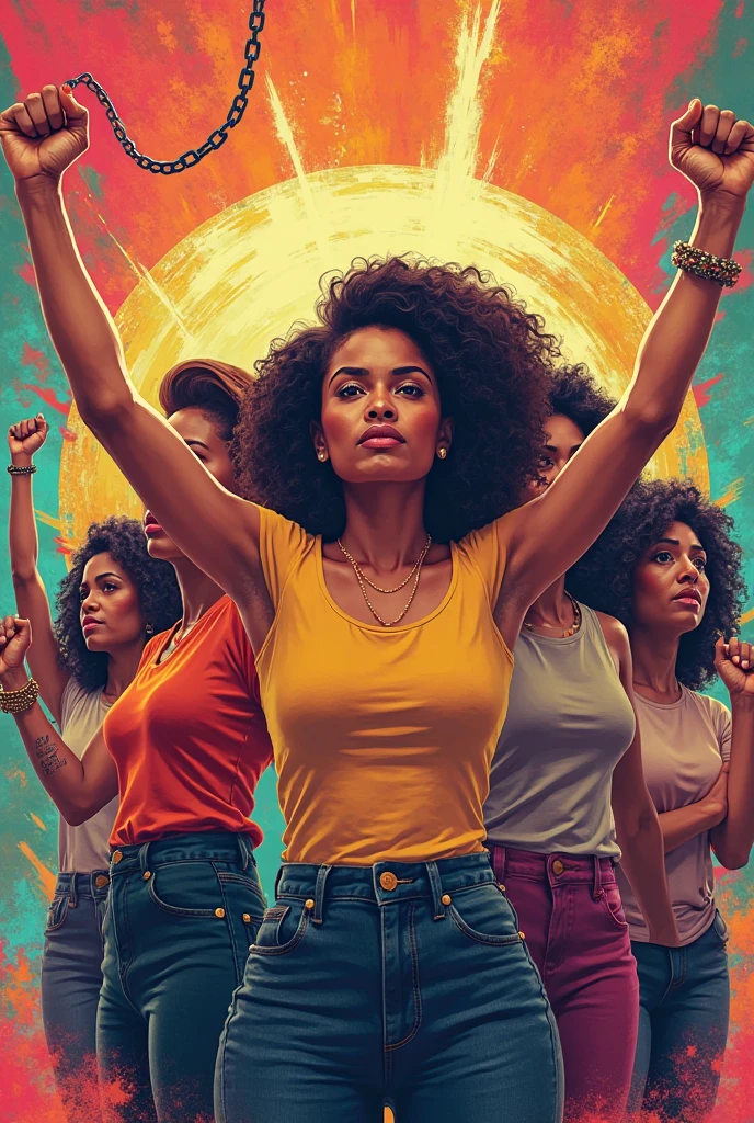 Poster about women's empowerment campaign with gender equality - SeaArt AI