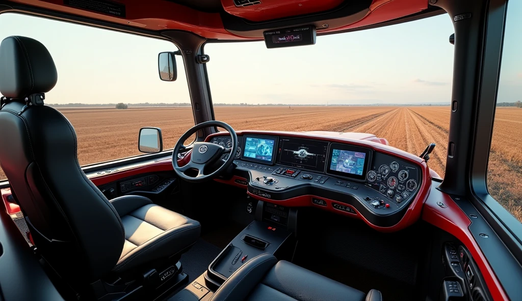 2025 (Case IH Steiger 4000 ) interior view - SeaArt AI