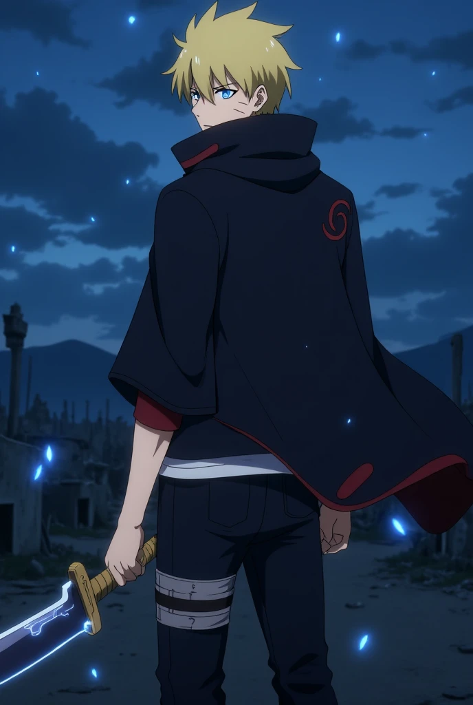 Boruto Uzumaki, now 18 years old, in a post-apocalyptic ninja world ...