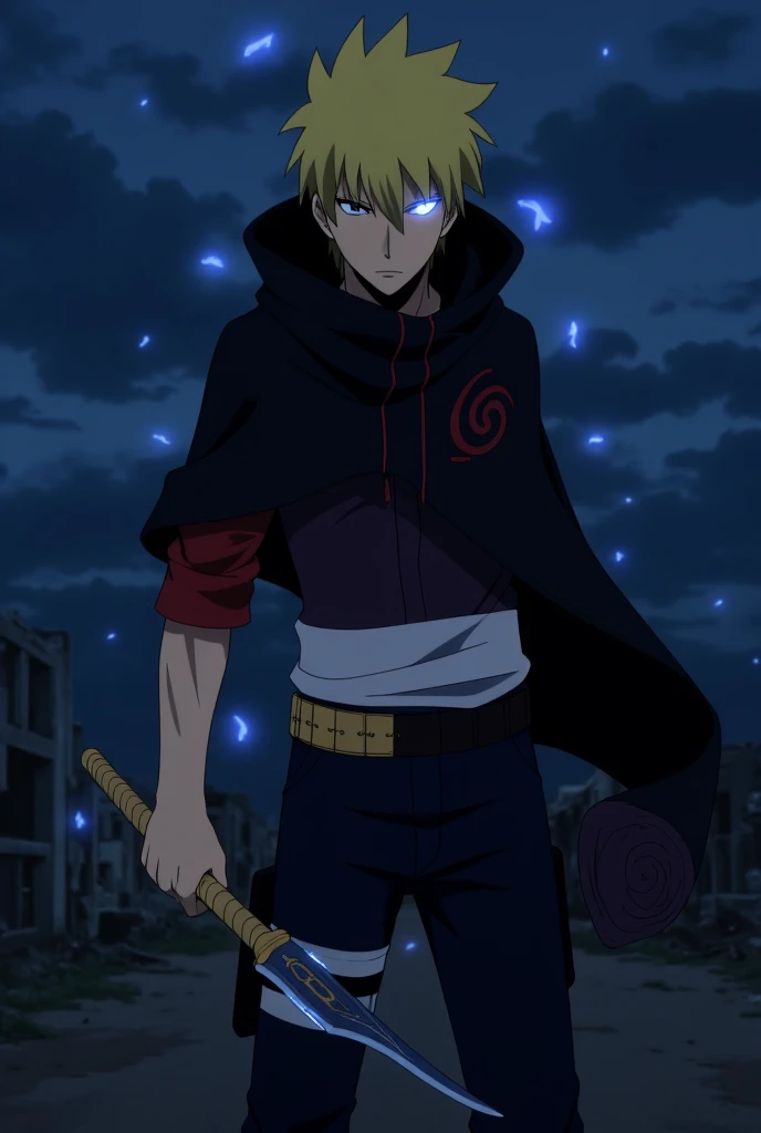 Boruto Uzumaki, now 18 years old, in a post-apocalyptic ninja world ...
