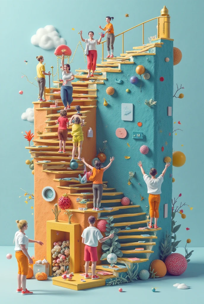 The Footsteps converted into prompts for 3d images so that . Each ...