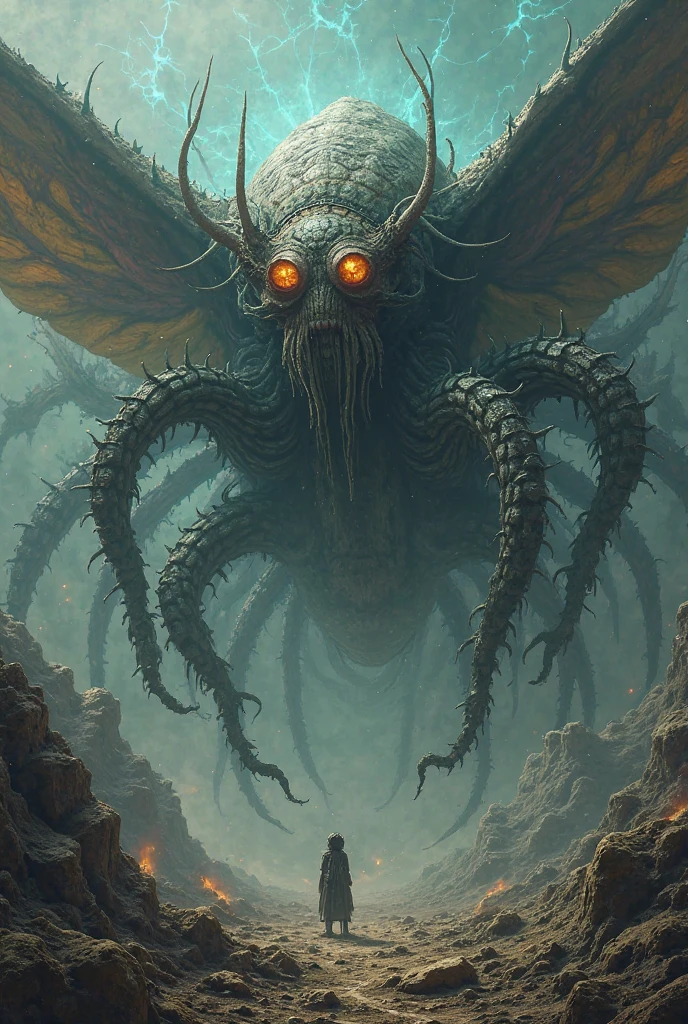 A Lovecraftian God. Cosmic Horror Creature. insectoide. - SeaArt AI