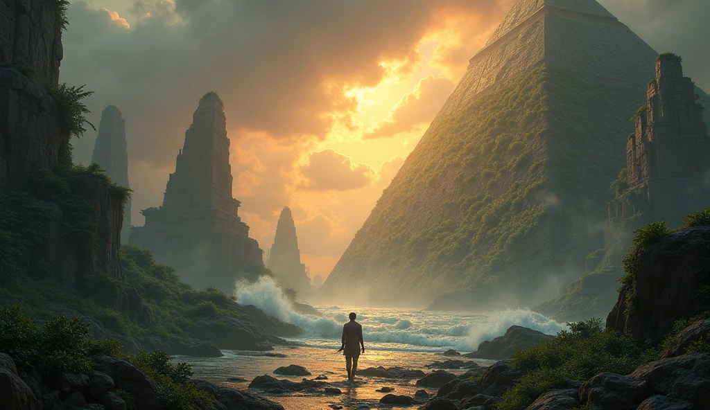 "An ancient and forgotten world before the Great Flood: huge stone ...