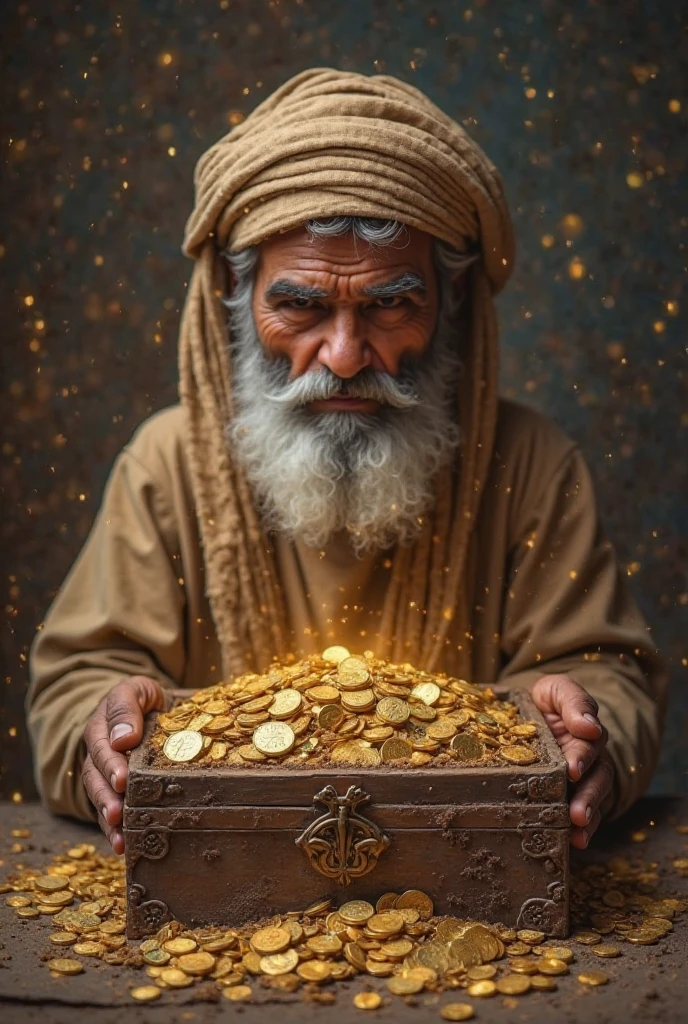 **Story title : "Kenz Al-Naseeb"**. There was a man in his forties ...