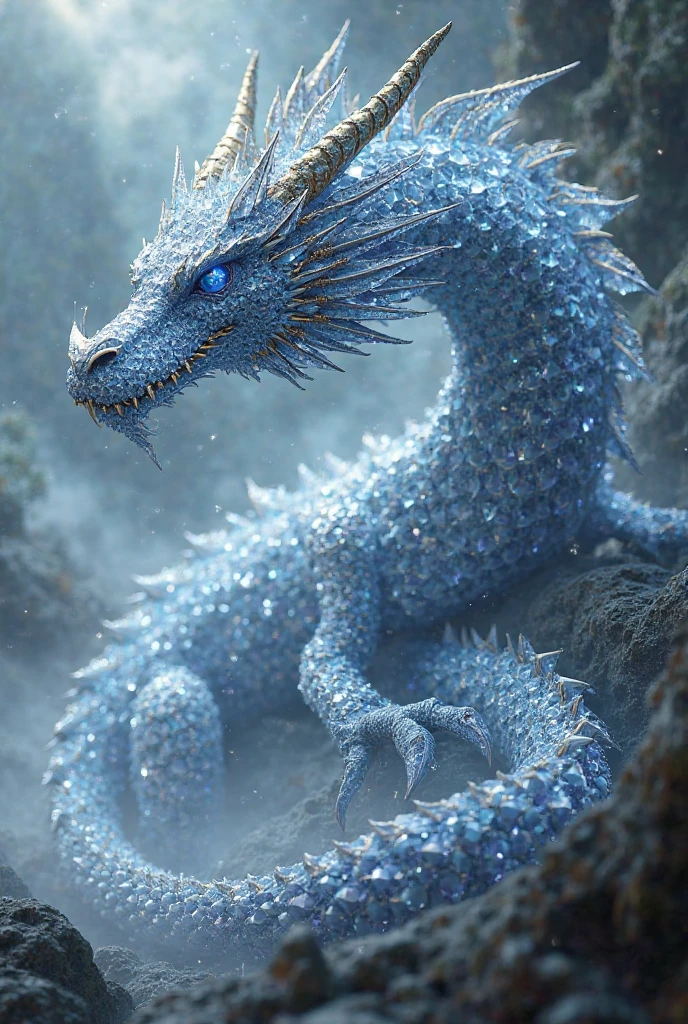 Diamond dragon - SeaArt AI