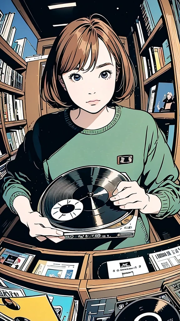 fisheye lens 、record shelf, Tim Doyle , by Dickie Doyle , by Ken Elias ...