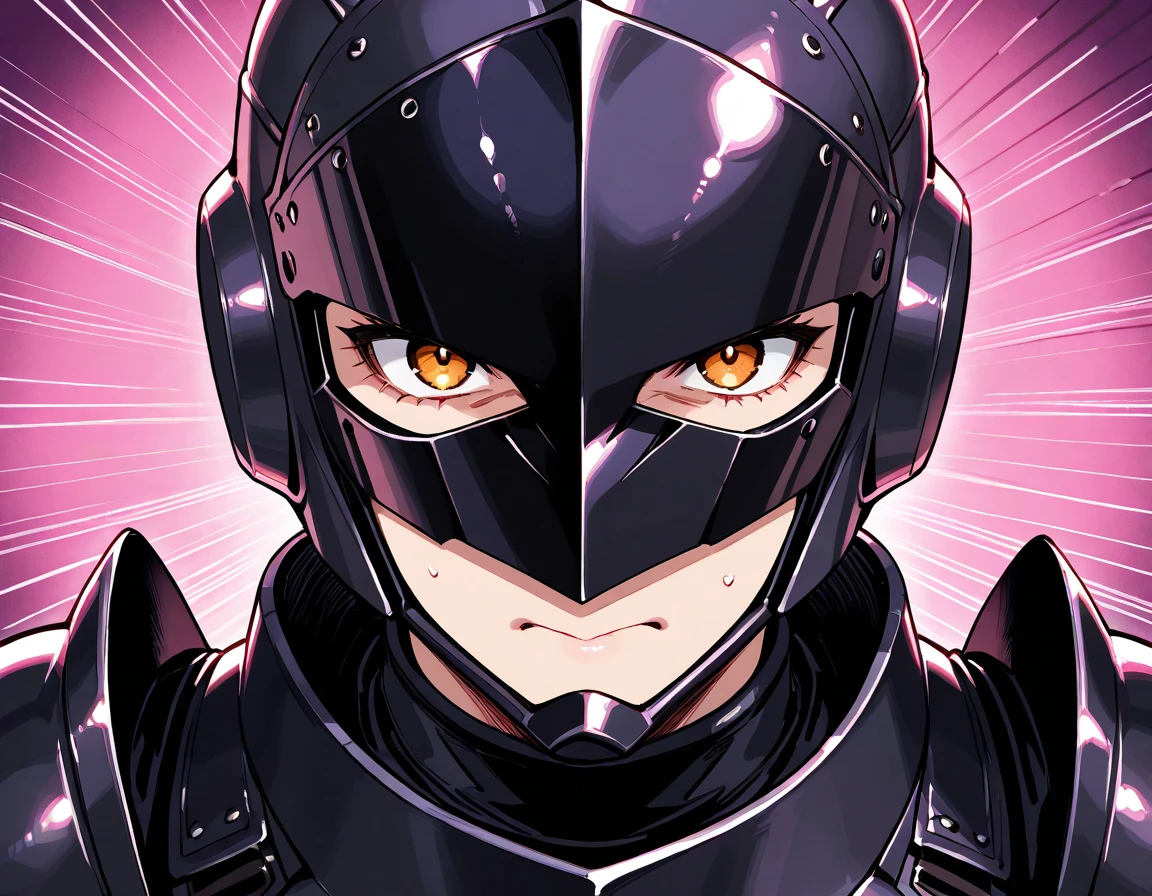 （masterpiece、high quality）、dark room、「a villain full of comedic ...