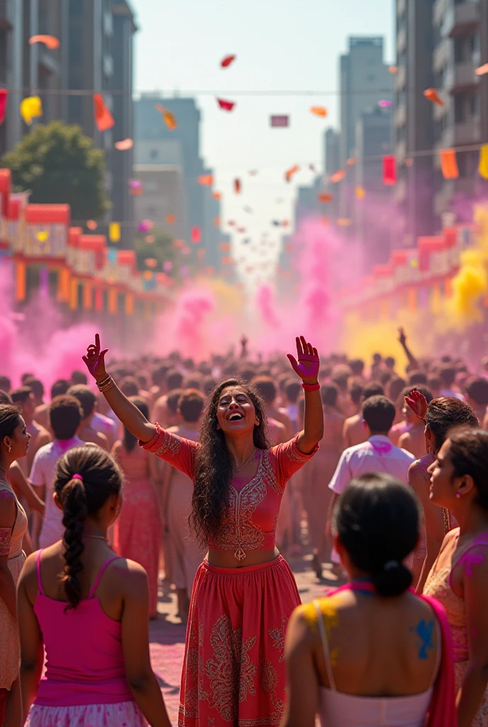 Happy Holi dear 2025 - SeaArt AI