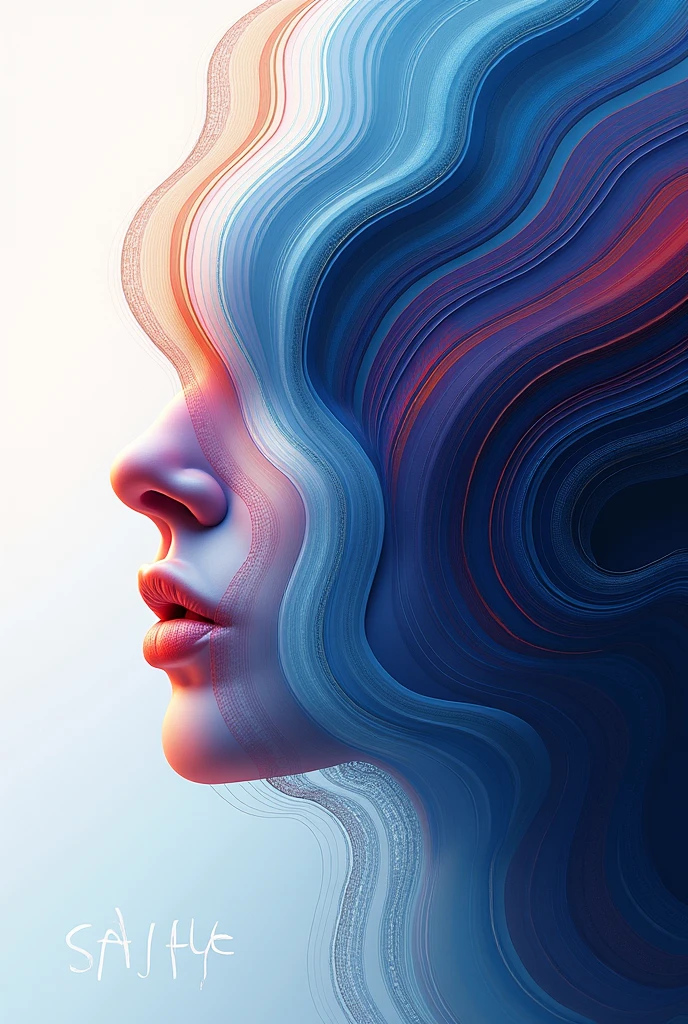 Recreate the shapes of the image, completing the lines and color scheme ...