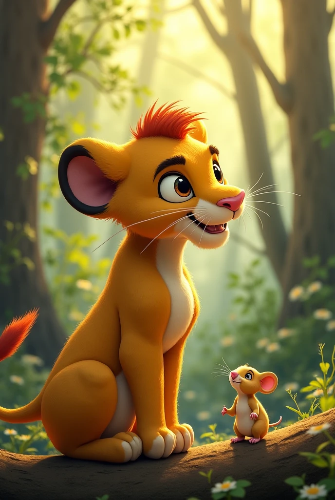 passed by the little mouse Karim and heard Laith. On a sunny day ...