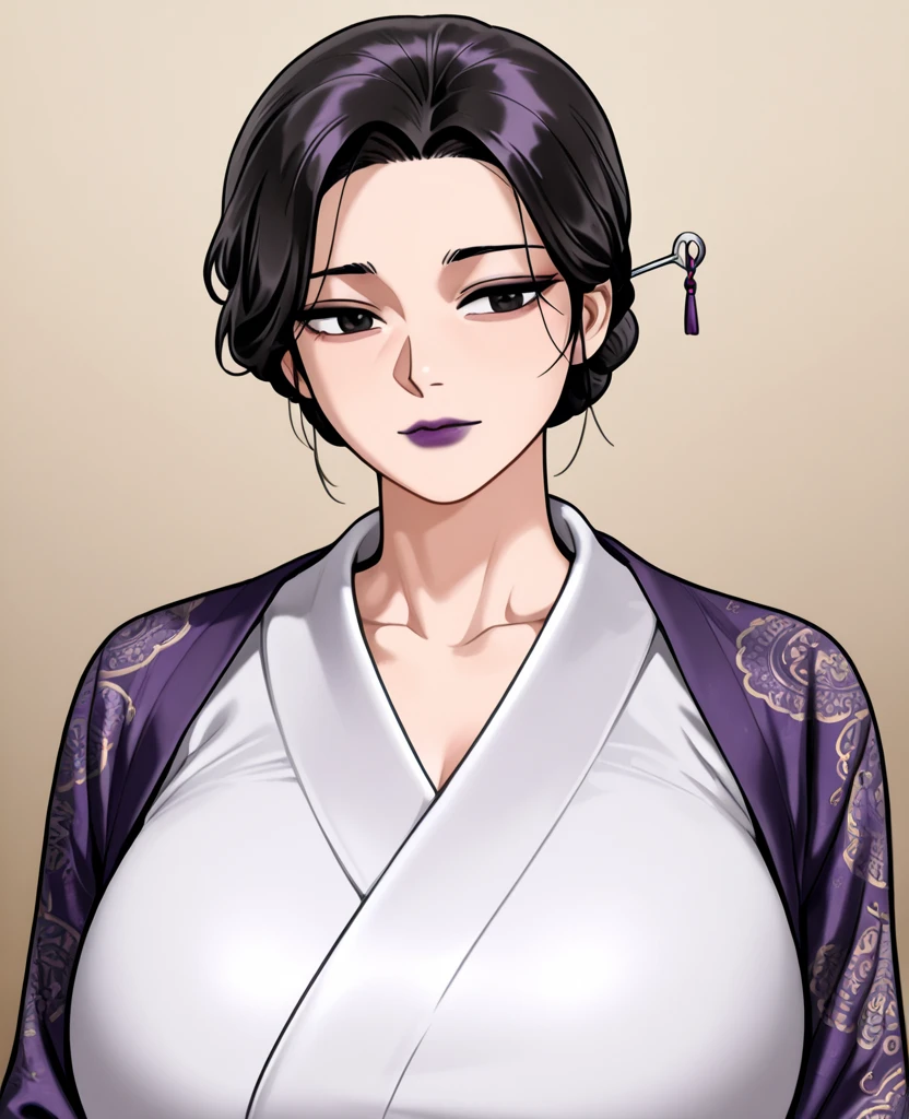 -webtoon, manhwa style— Chinese, asian, short hair, hairbun, hair ...