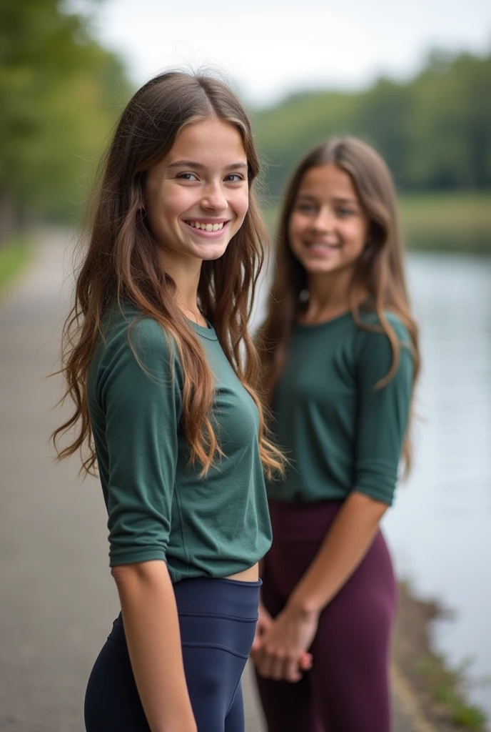 Une image photoréaliste d'un groupe de jeunes filles slovaques ...