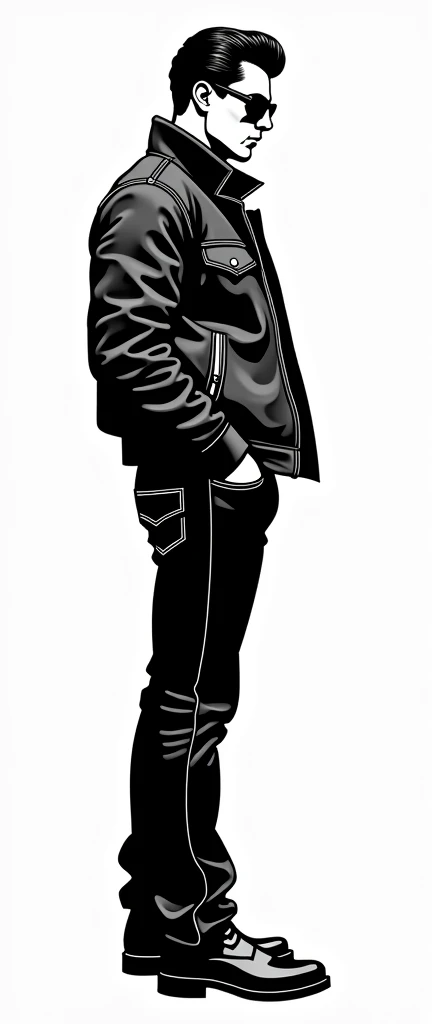 (vector illustration, vector style, Frank Miller style, simple details ...