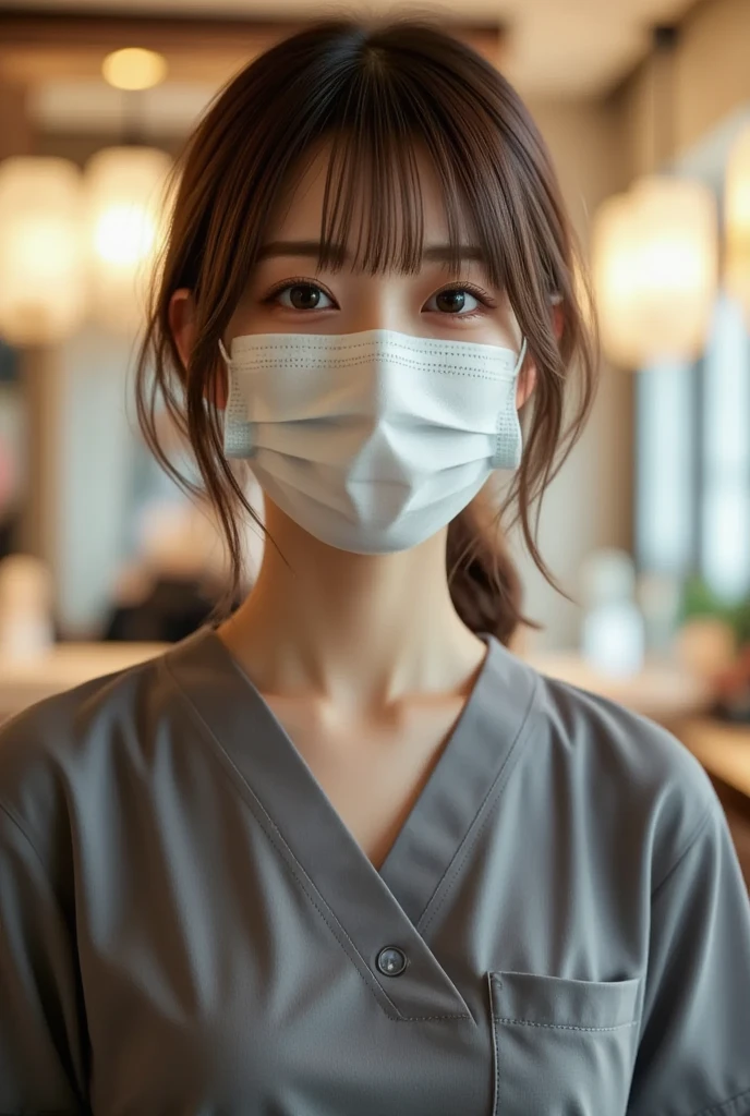 Run by a single Japanese nurse with her hair in a ponytail, grey scrubs ...