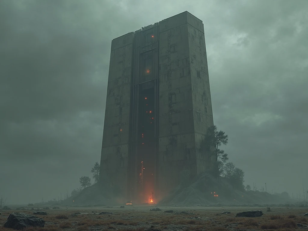 A stalker monolith like Trump emits psi radiation - SeaArt AI