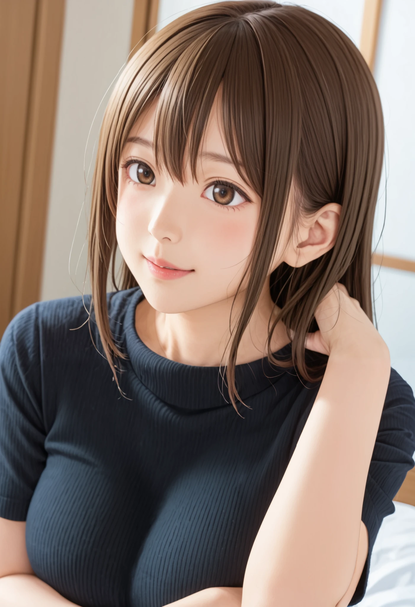 A cute 11-year-old Japanese girl,full body,short girl,Thin body - SeaArt AI