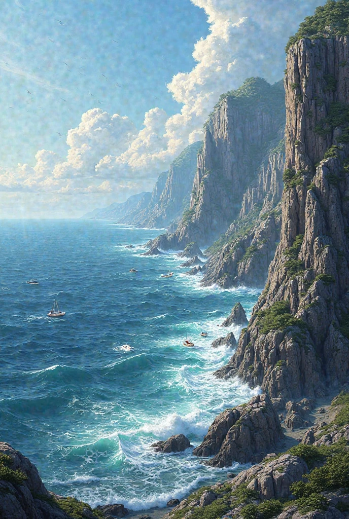 Sea and rocks - SeaArt AI