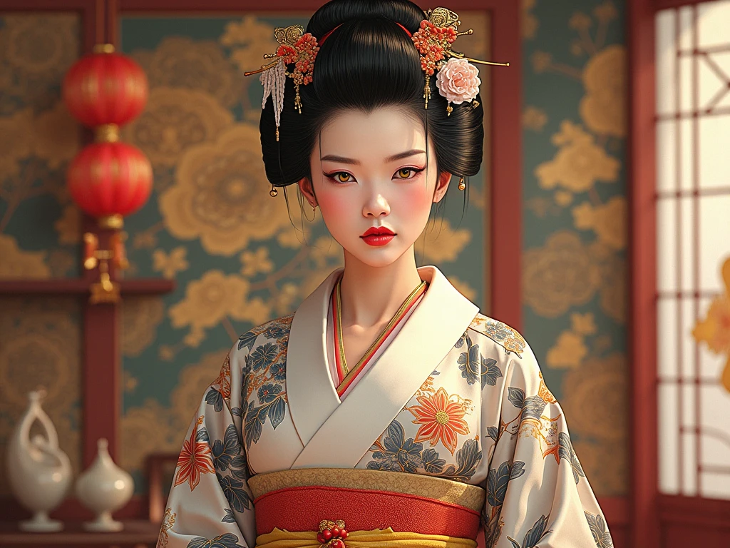 The proportions and detailed textures multicolored brushwork and softened with a - SeaArt AI