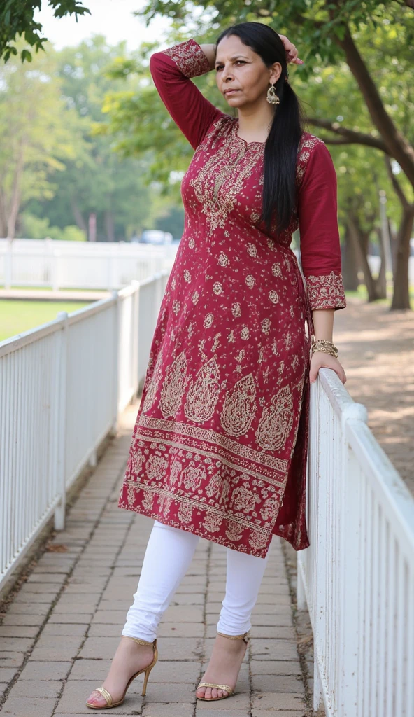 I am 35 year old plus size tall and big giant indian muslim women - SeaArt AI