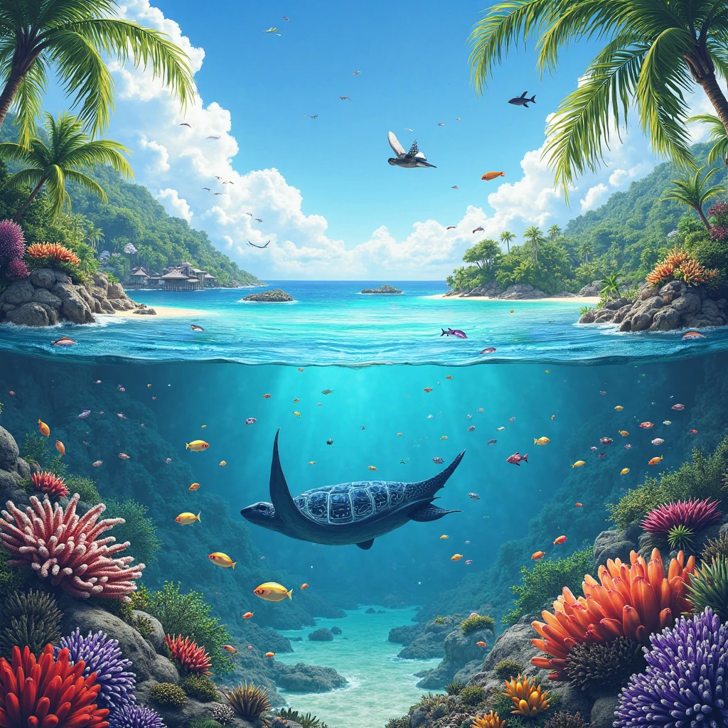 Oceania with photorealism style - SeaArt AI