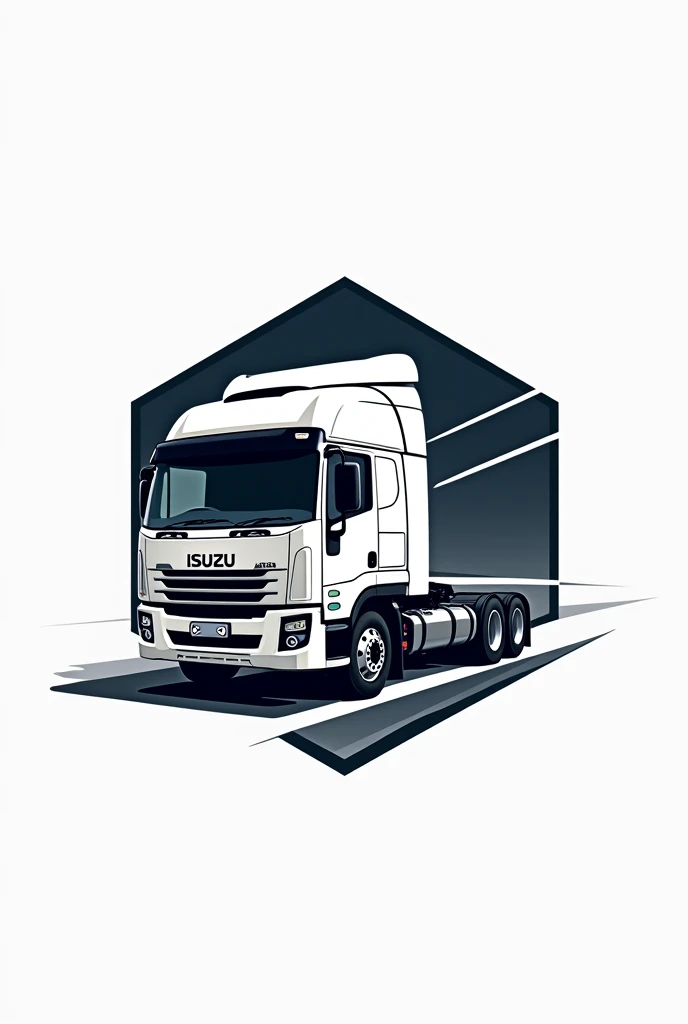 Belick transport logo with Isuzu truck - SeaArt AI