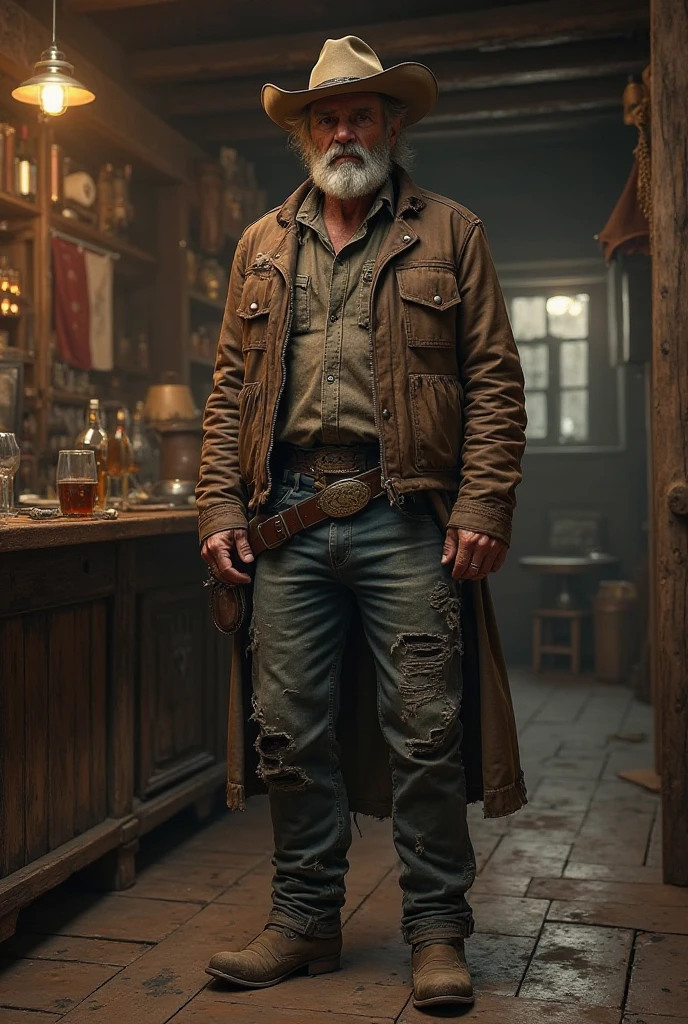 Drunk Cowboy - SeaArt AI