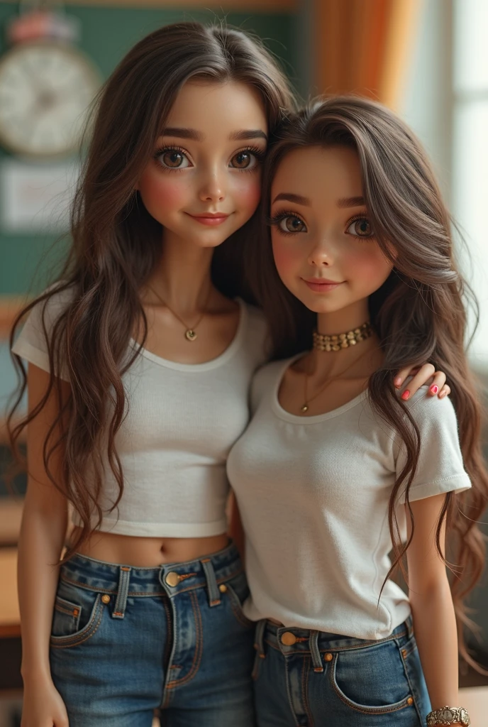 Sugarsweet, very young pretty schoolgirl, very finely detailed ultra ...