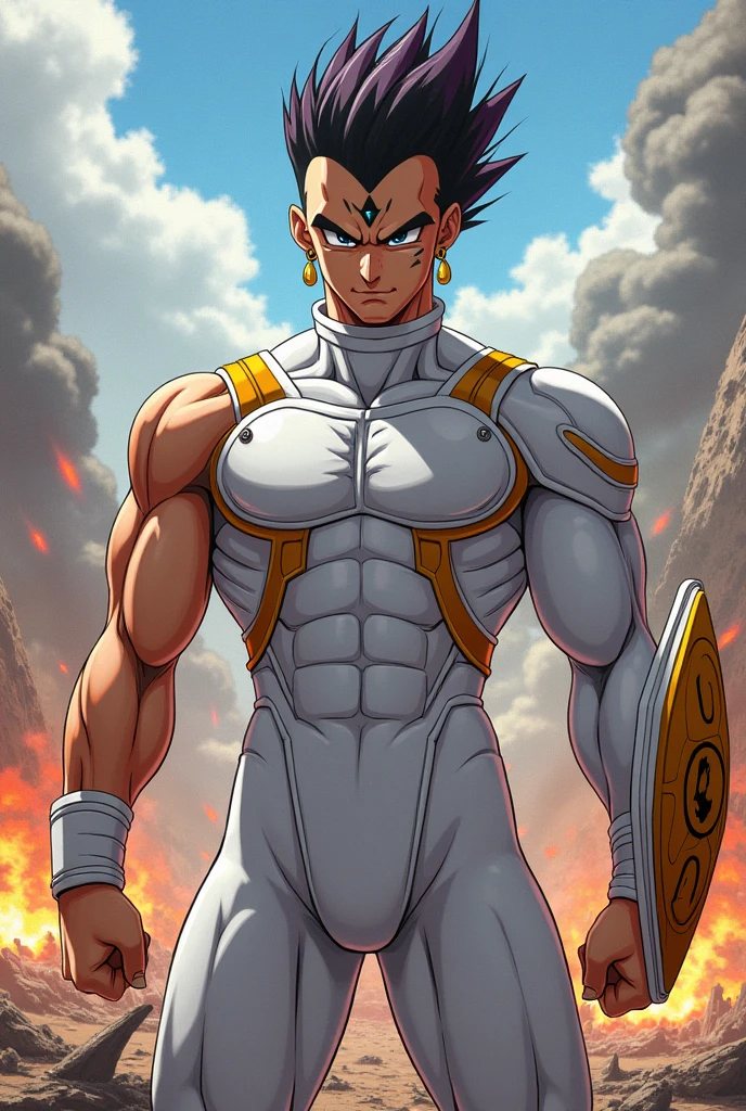 A brand-new male Dragon Ball character, illustrated in the signature ...