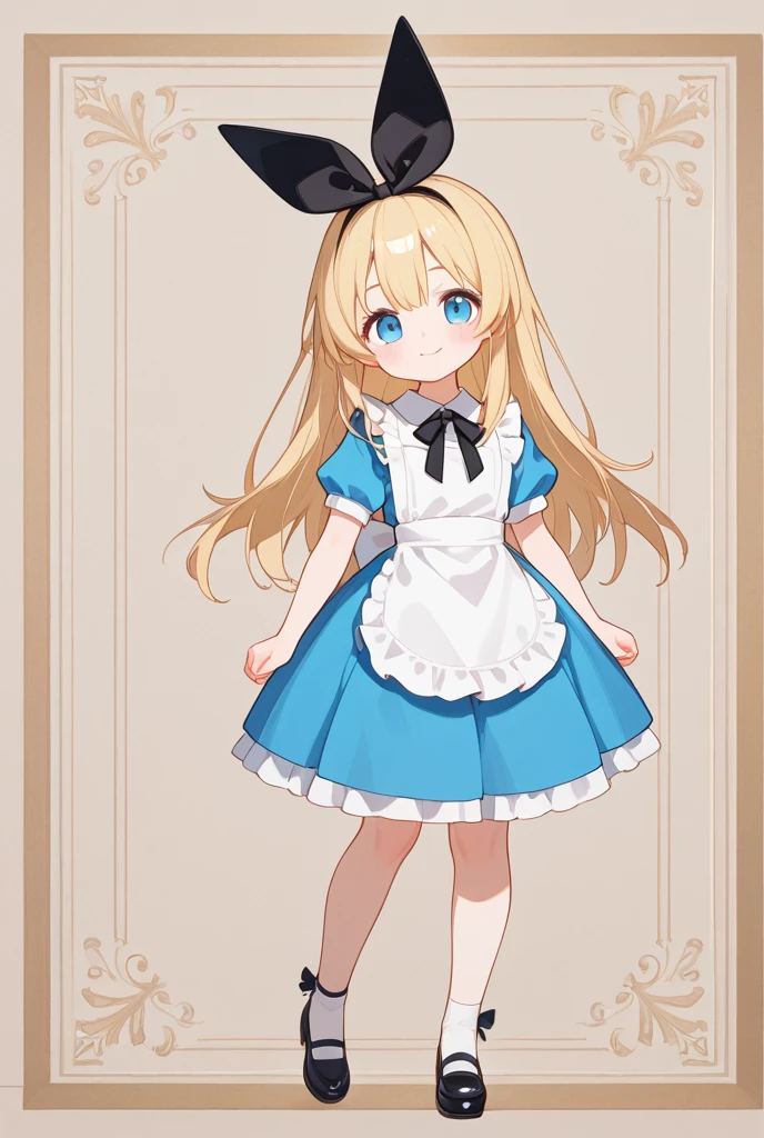 Alice in Wonderland、peace sign - SeaArt AI
