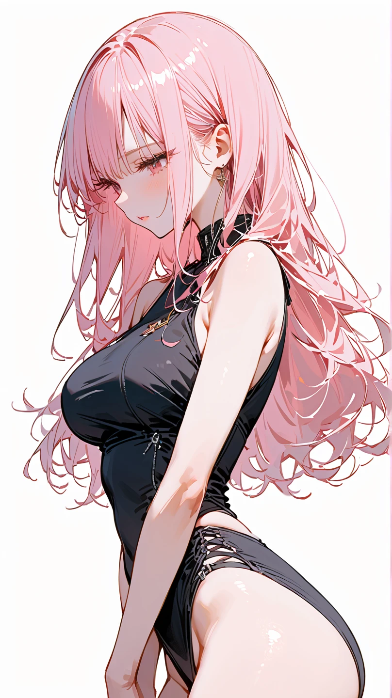 (32K) 16k, 8k, 4K, girl, alone, very delicate face , side view - SeaArt AI