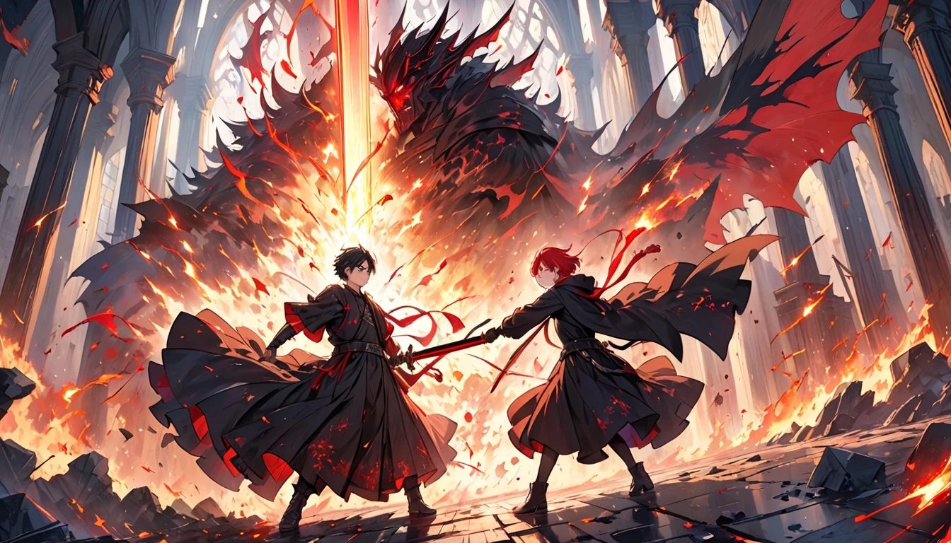 "An intense and dramatic battle between the young hero and the Dark ...