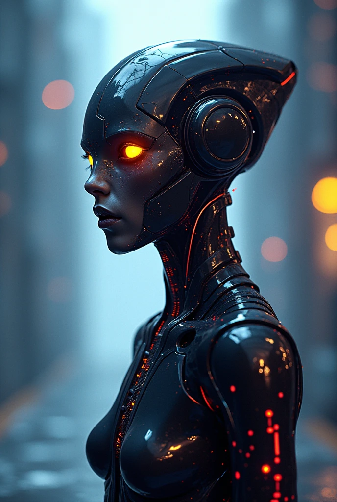 Futuristic poster that says " emotions " - SeaArt AI