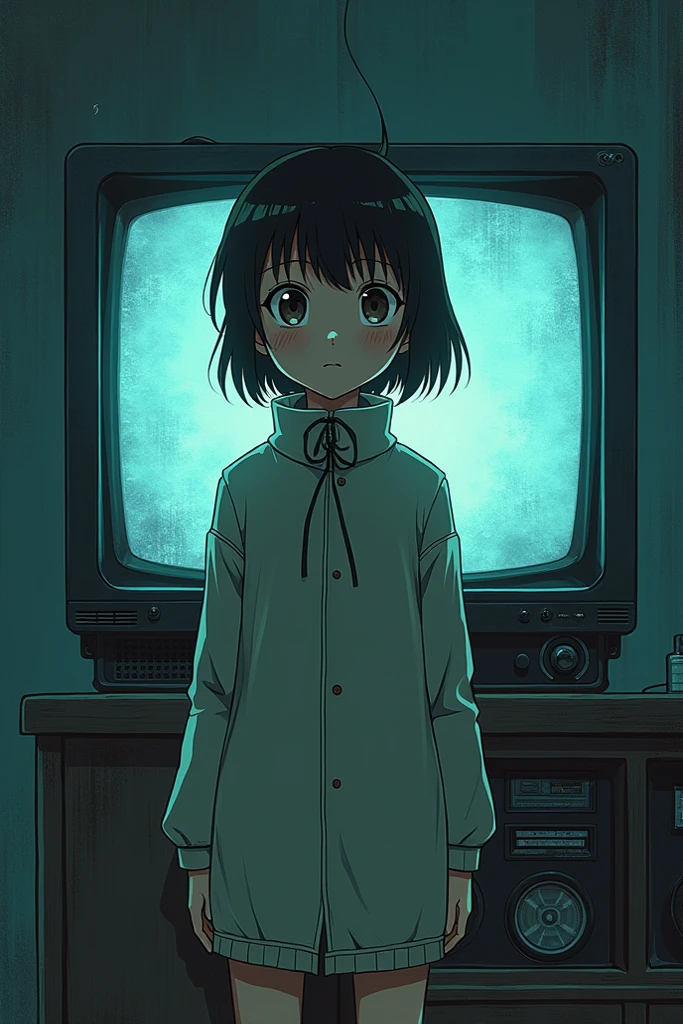 90s anime aesthetic with scan lines and grainy effects. - SeaArt AI
