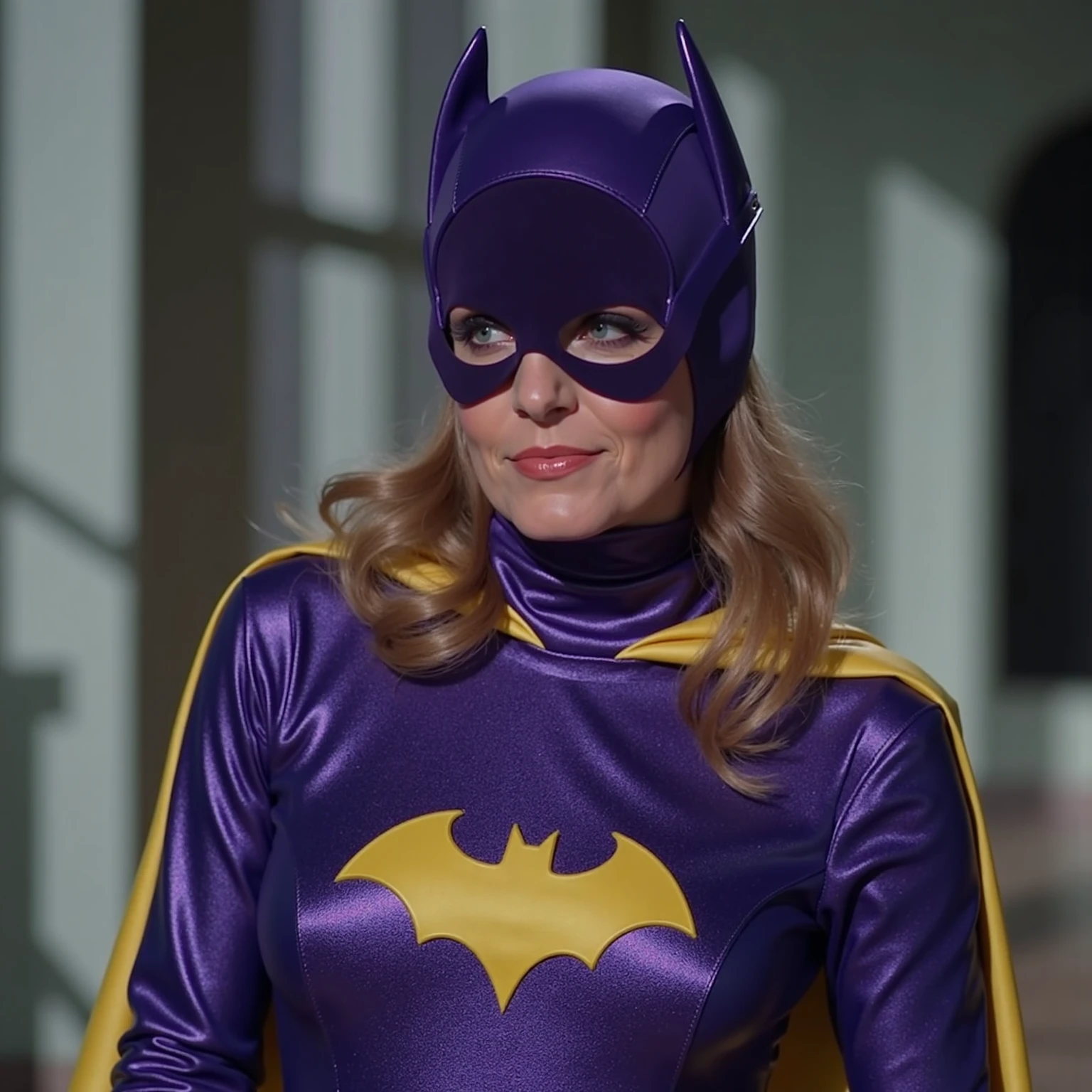 Tallulah bankhead as 1966 batman villainess black widow. woman - SeaArt AI