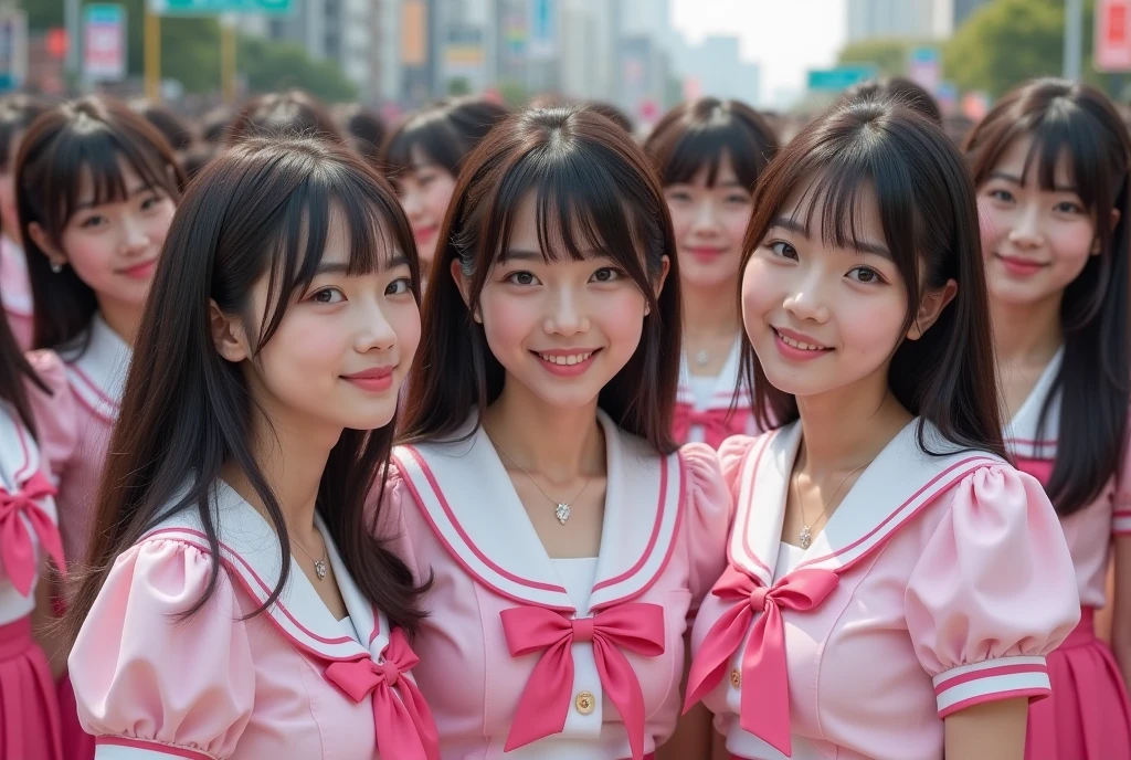 (beautiful Tokyo girls Super cloning), (Super Best masterpiece - SeaArt AI