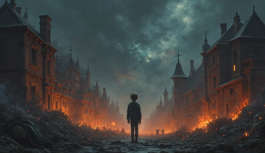 Darkness。 fantasy。A boy who rises from despair and moves on。People are ...