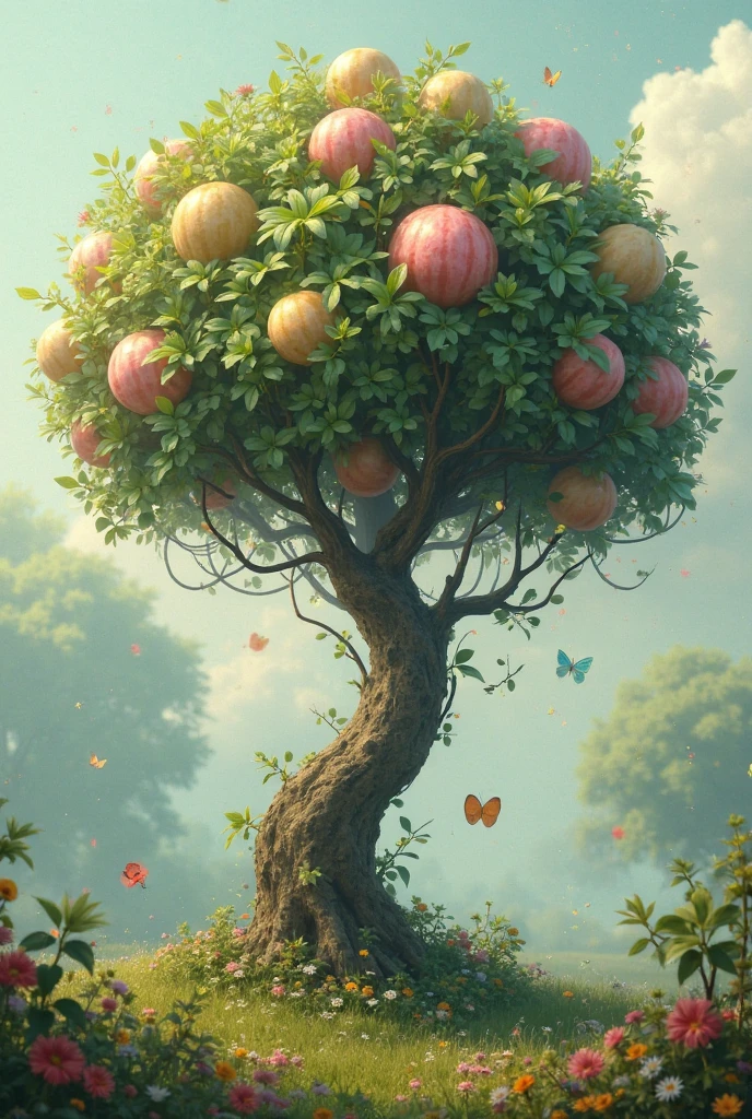 Watermelon tree - SeaArt AI